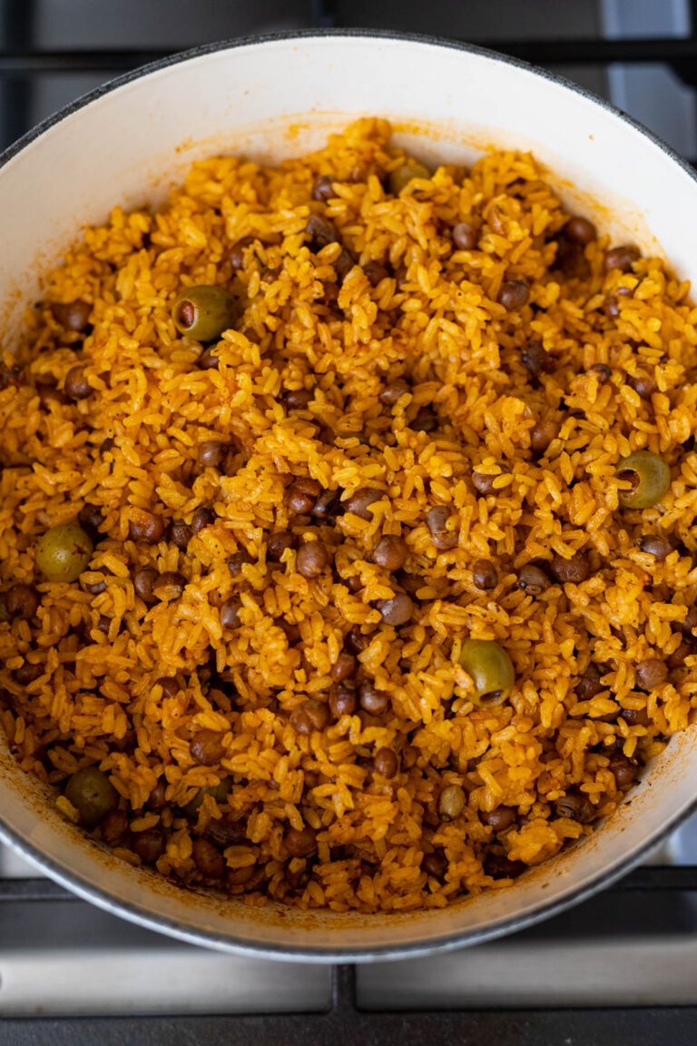 Pigeon Peas and Rice (Arroz con Gandules Recipe) - Crumb-Snatched