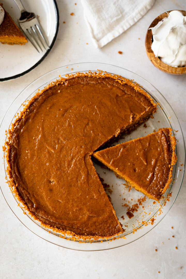 Sweet Potato Pie with Graham Cracker Crust - Crumb-Snatched