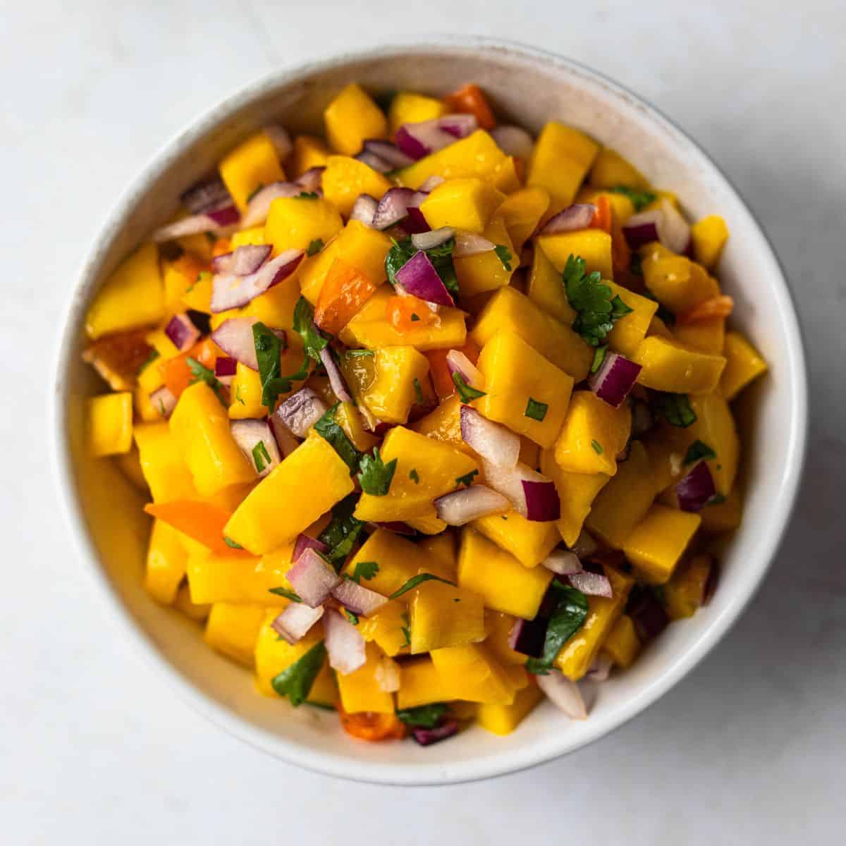 Fresh Mango Habanero Salsa - Crumb-Snatched
