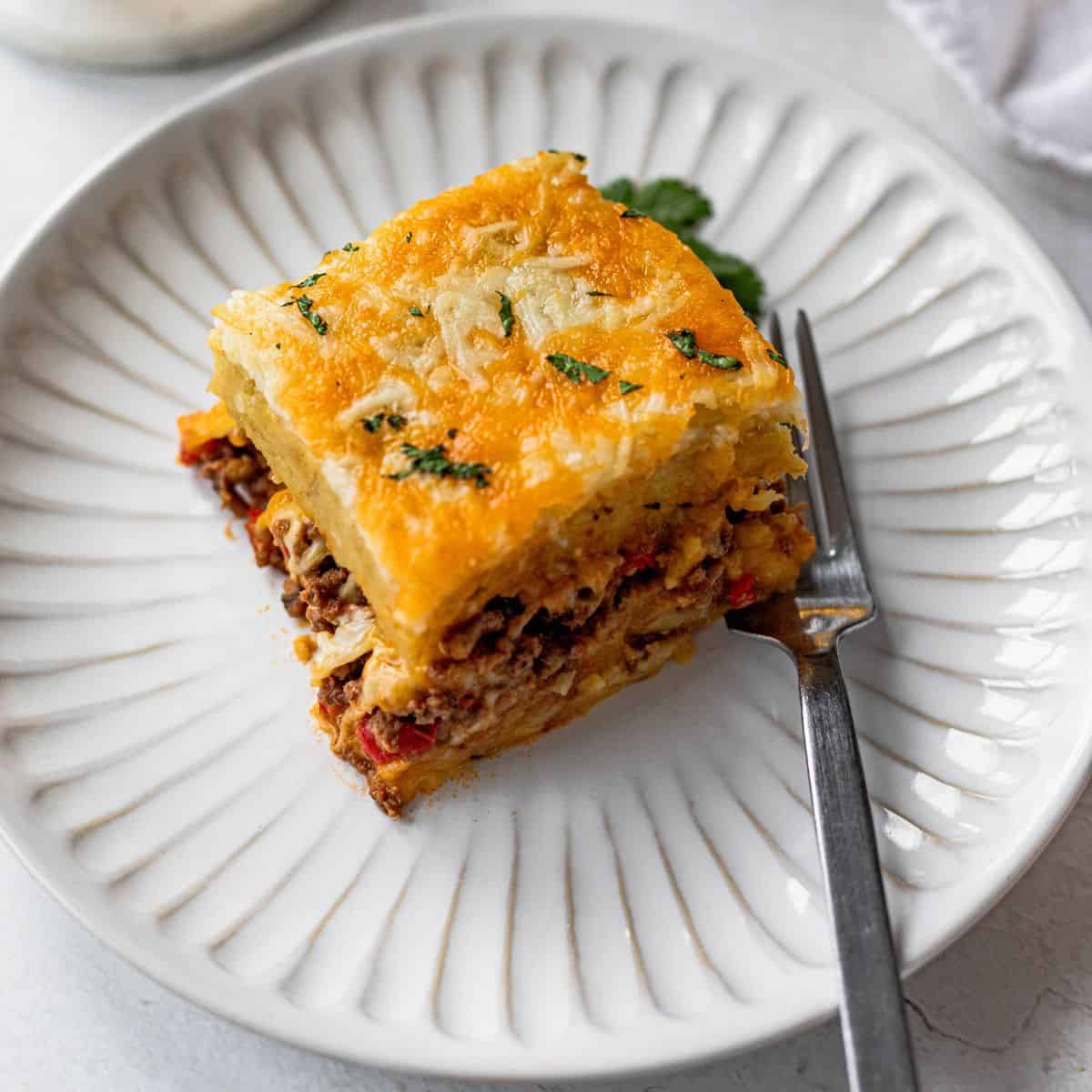 Pastelón de Plátano Maduro (Plantain Lasagna Recipe) - Crumb-Snatched